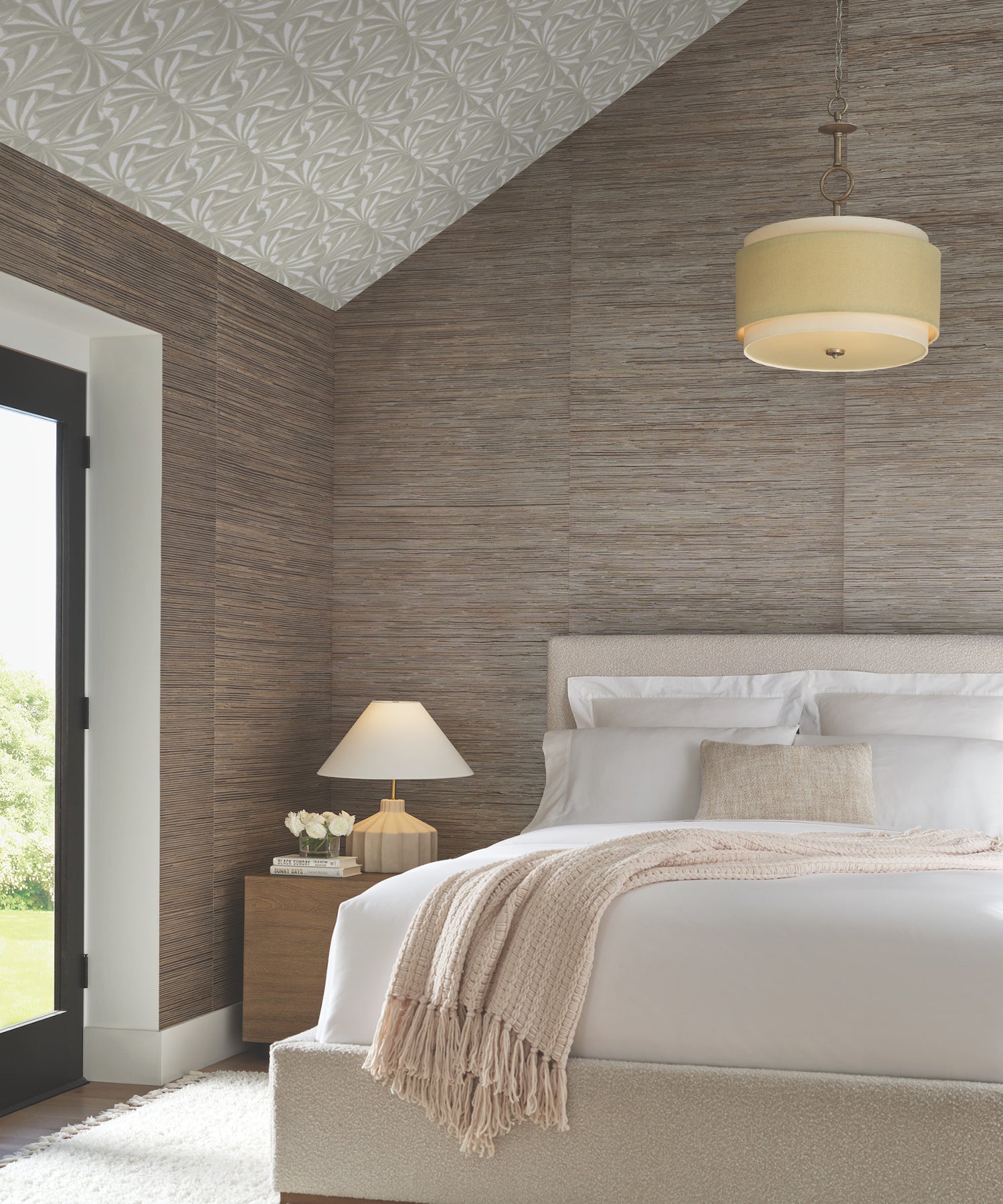 York Wallcoverings NT6129 Sculpted Fans Wallpaper